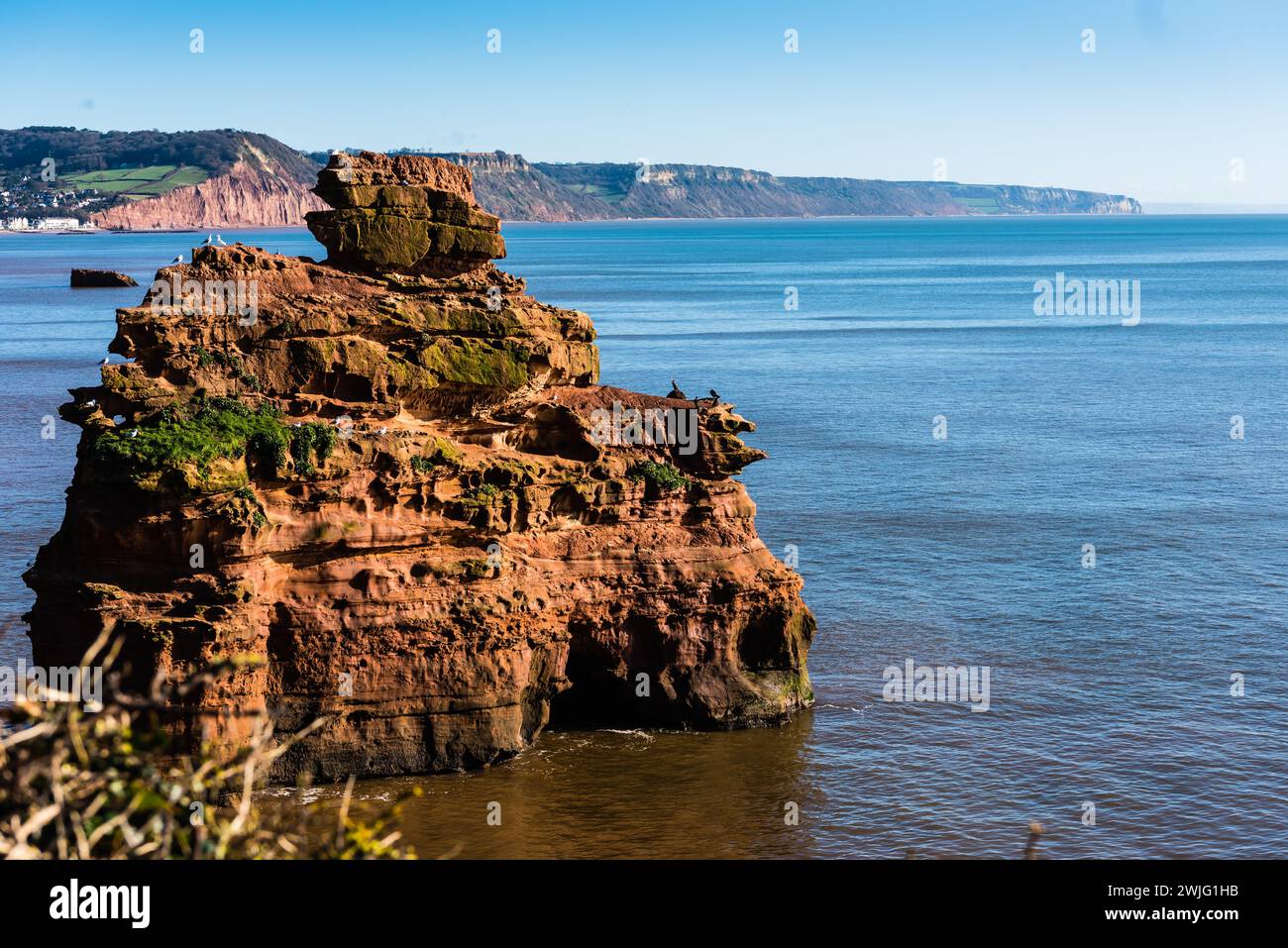 Ladram Bay in Devon Stock Photo - Alamy
