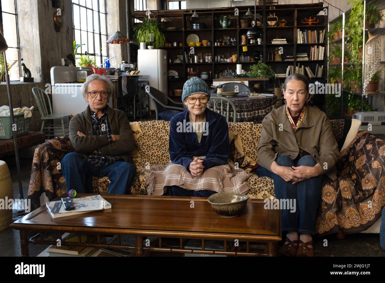 JULES, from left: Ben Kingsley, Jane Curtin, Harriet Sansom Harris ...