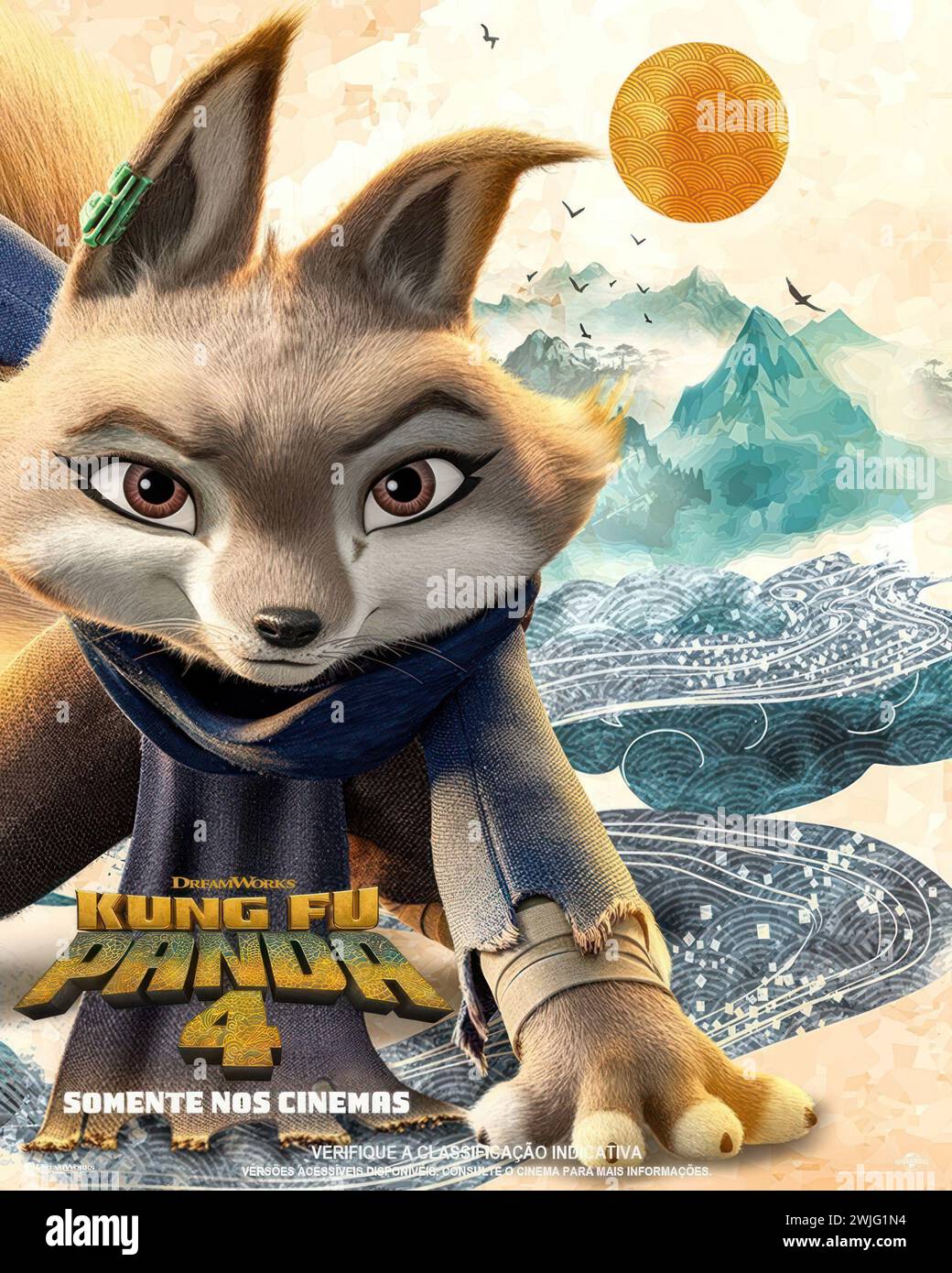 KUNG FU PANDA 4, Portuguese poster, Zhen (bottom right, voice ...