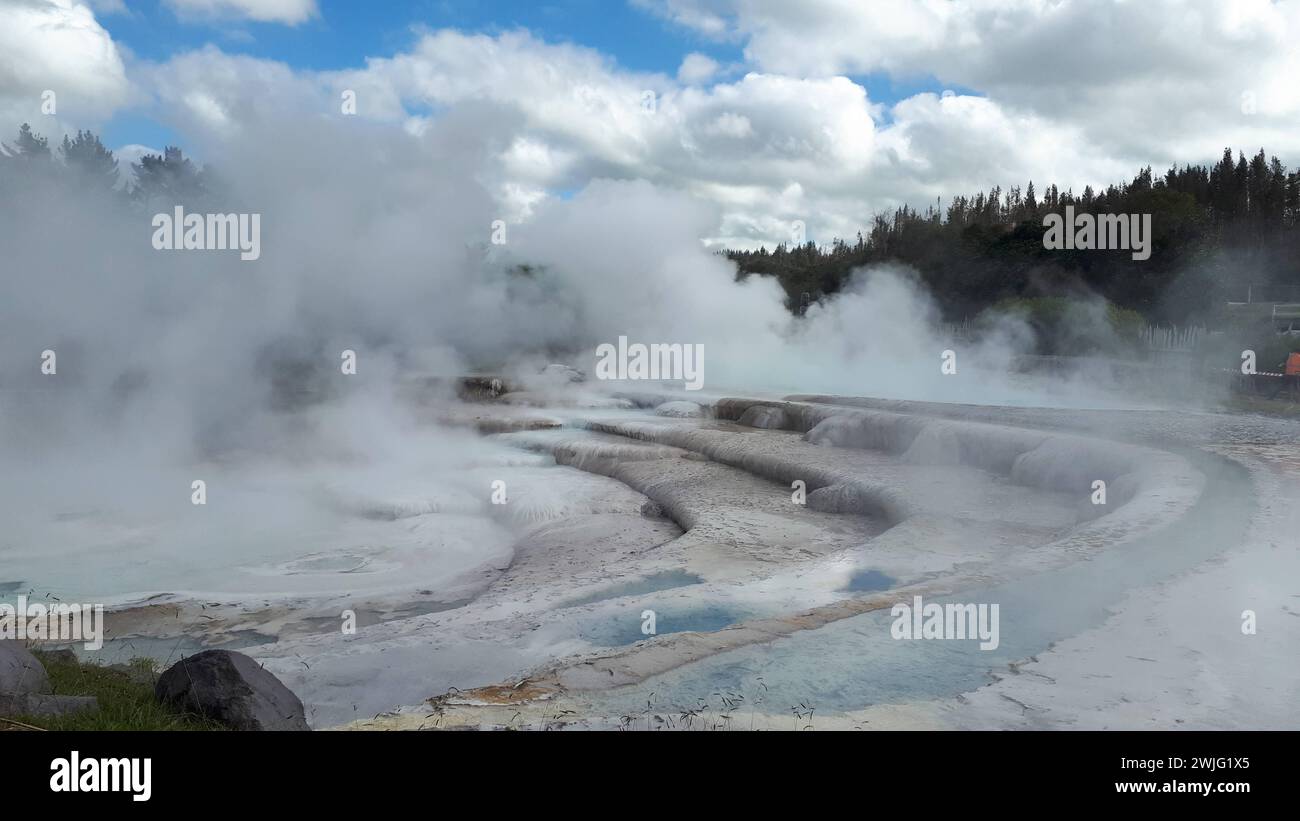 Wairakei terraces taupo hi-res stock photography and images - Alamy
