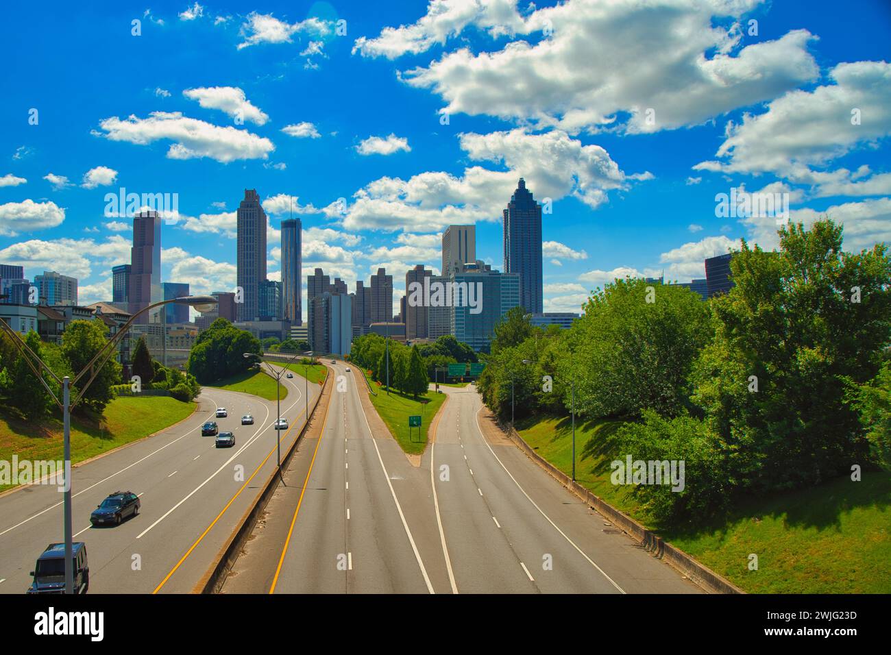 Ga usa skyline hi-res stock photography and images - Alamy