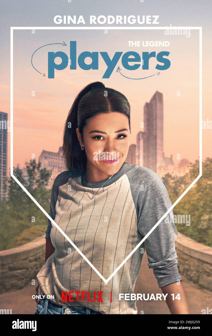 PLAYERS, US character poster, Gina Rodriguez, 2024. © Netflix ...