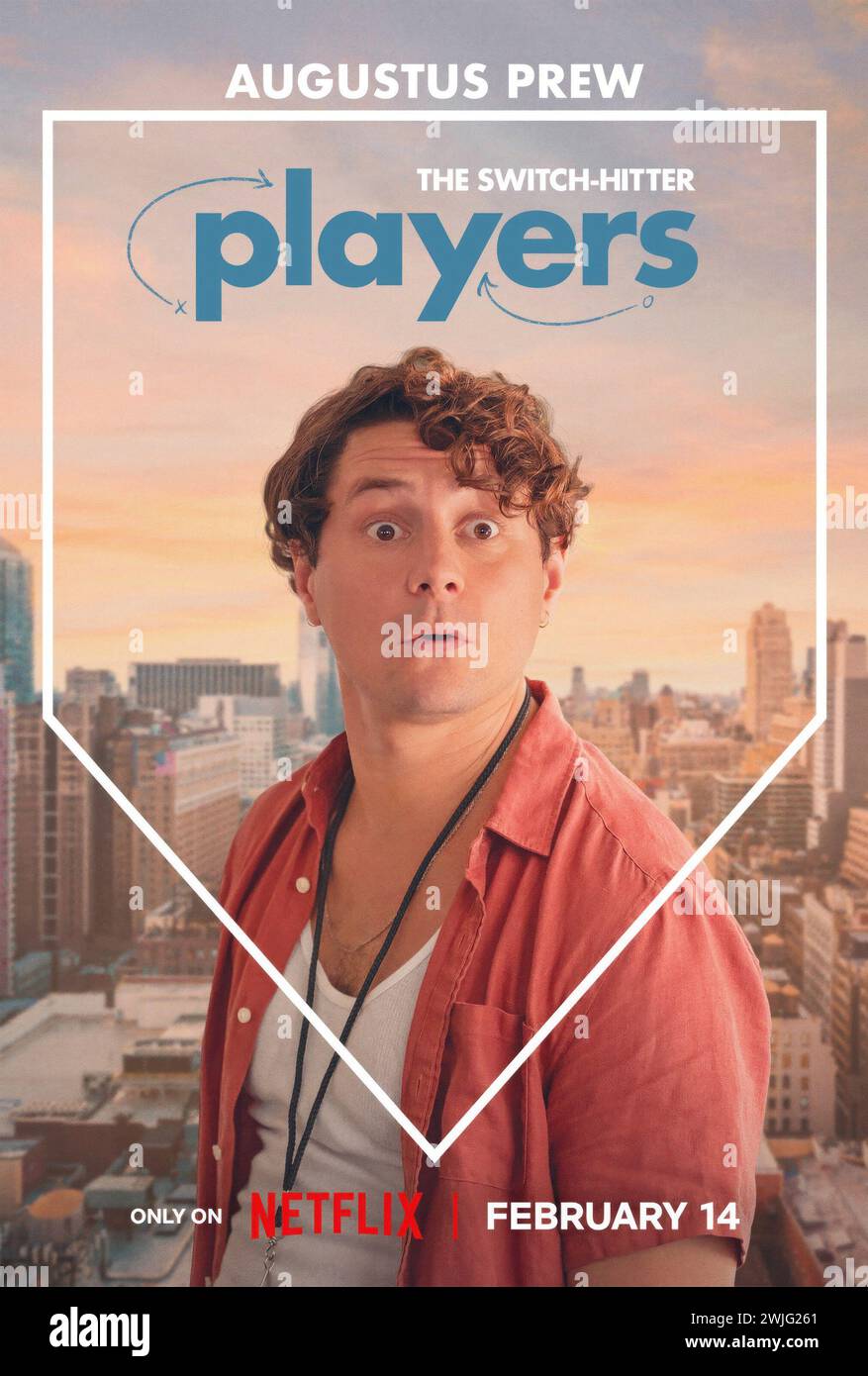 PLAYERS, US character poster, Augustus Prew, 2024. © Netflix / Courtesy ...