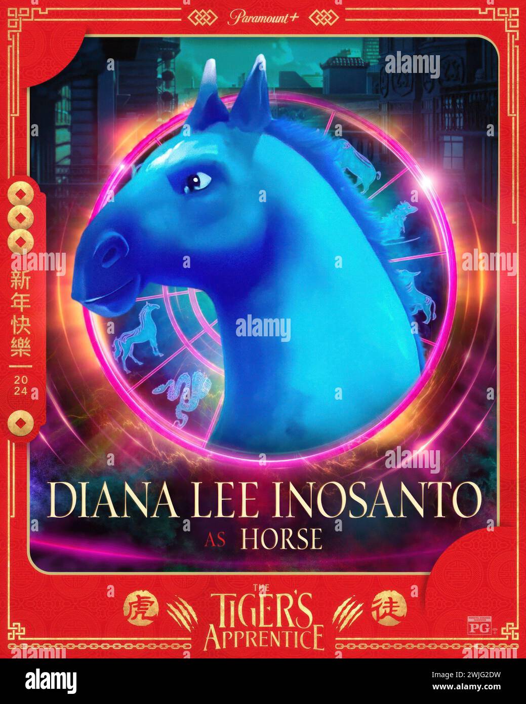 THE TIGER'S APPRENTICE, US character poster, Horse (voice: Diana Lee ...