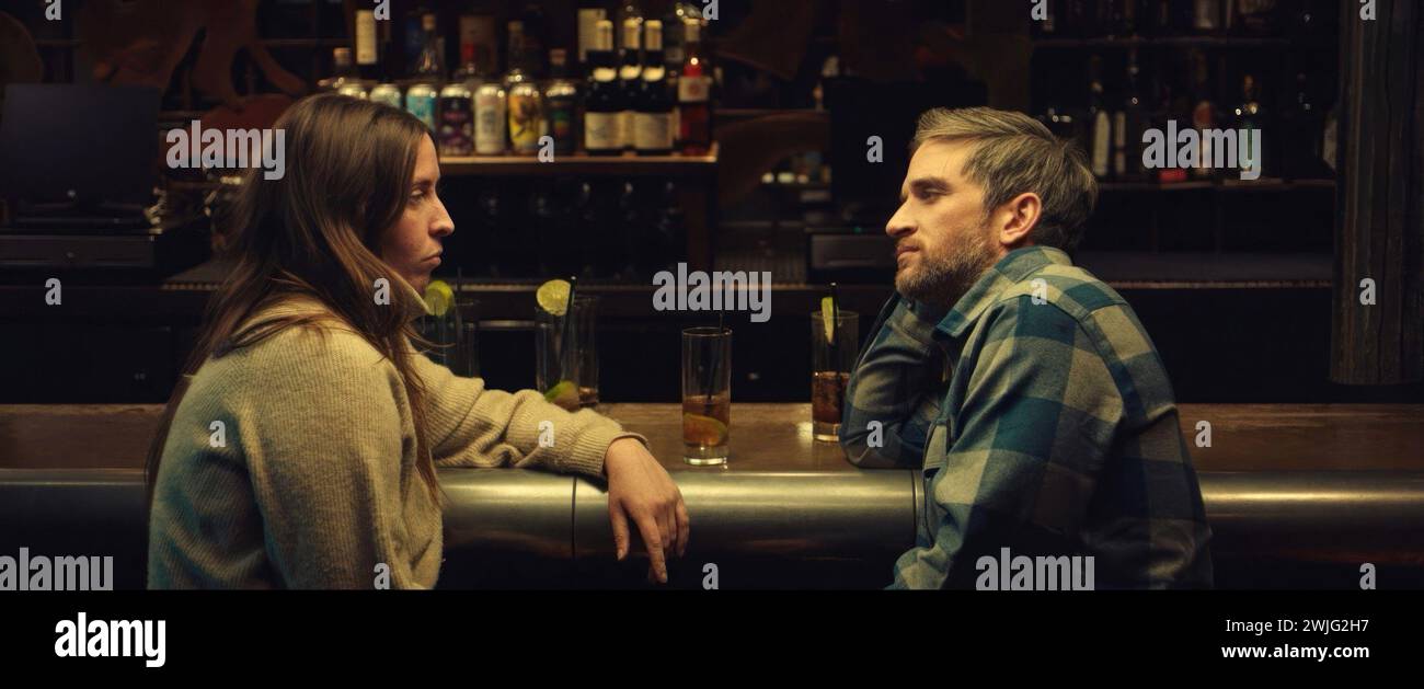 WEAK LAYERS, from left: Katie Burrell, Evan Jonigkeit, 2023. © Greenwich Entertainment ...