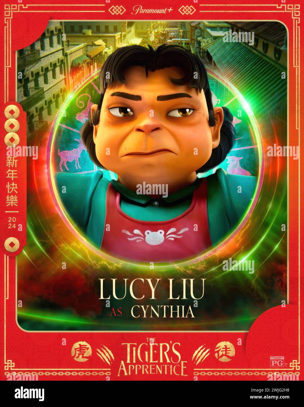 THE TIGER'S APPRENTICE, US character poster, Cynthia (voice: Lucy Liu ...