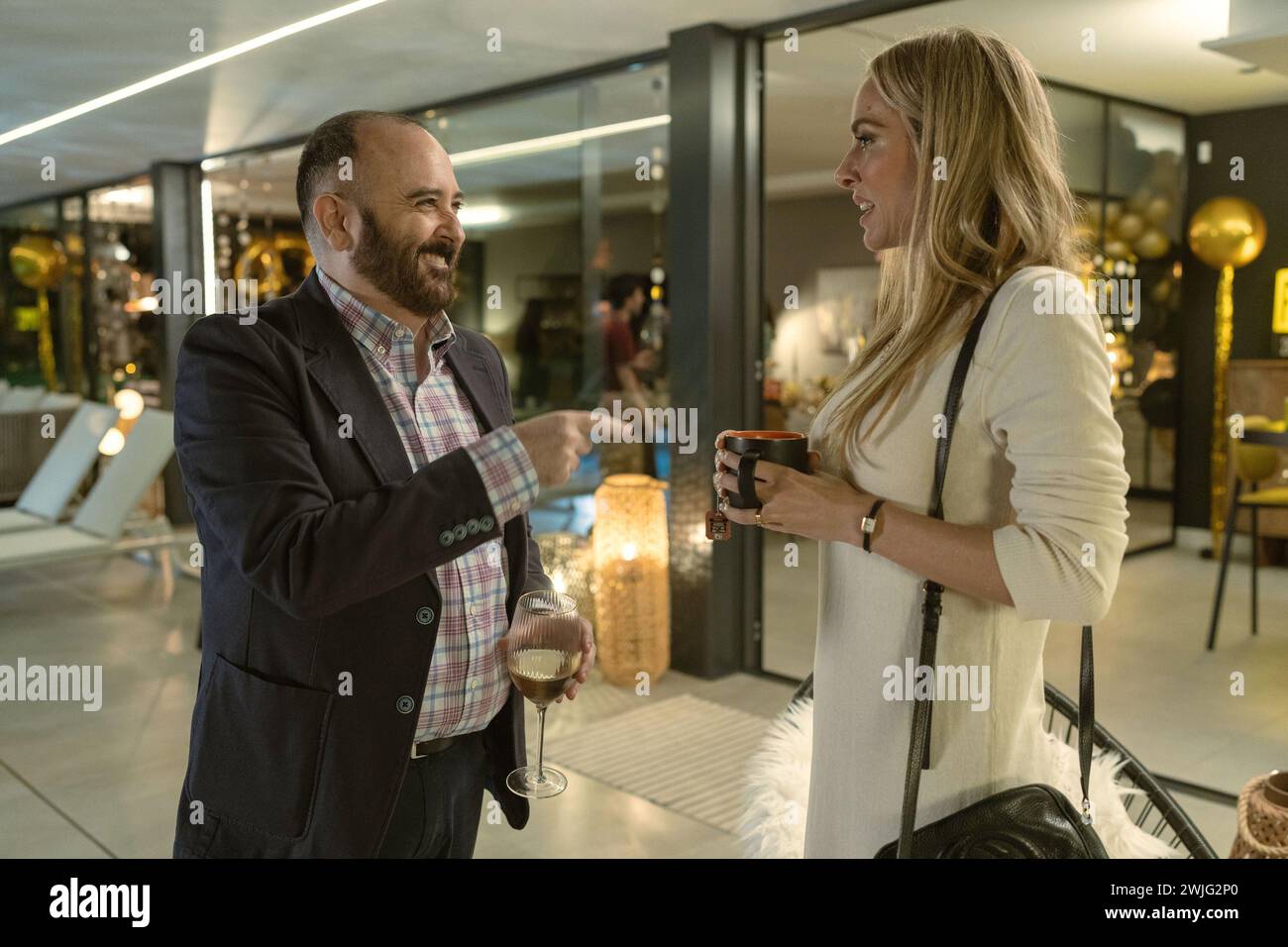 ALPHA MALES, (aka MACHOS ALFA), from left: Carlos Areces, Kira Miro ...