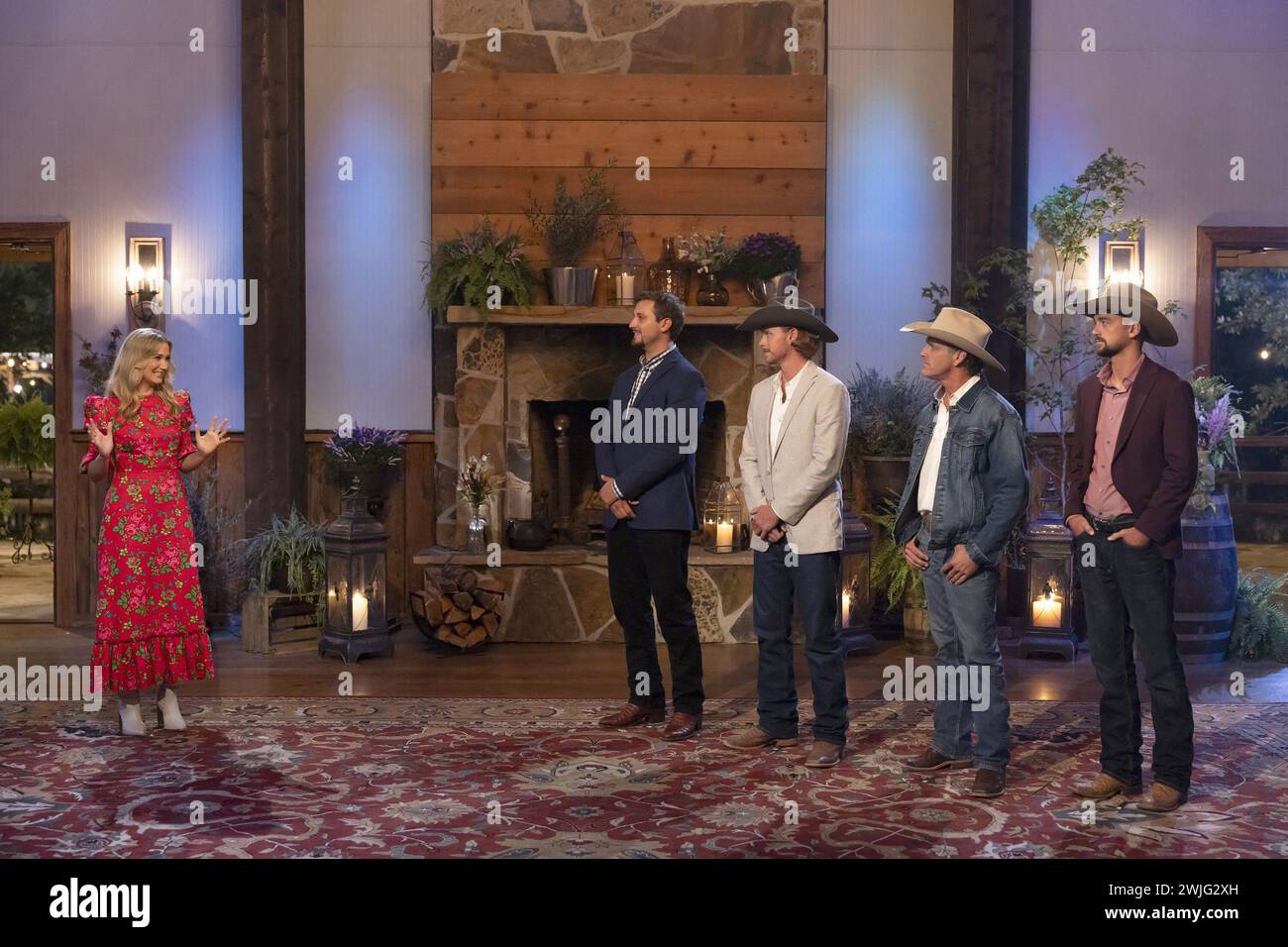 FARMER WANTS A WIFE, from left: Host Jennifer Nettles, Farmers Mitchell ...