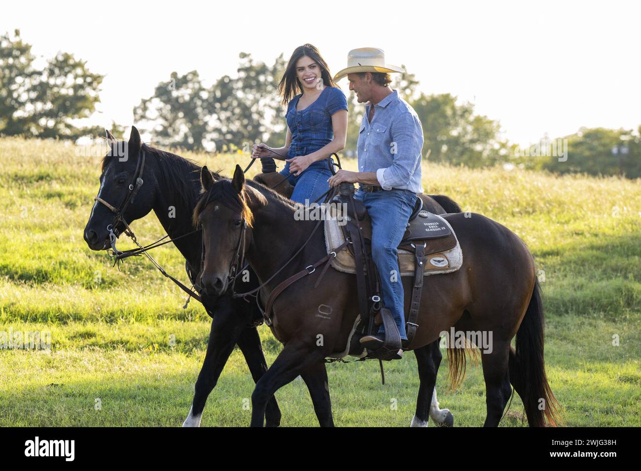 FARMER WANTS A WIFE, from left: Dater Melody Fernandez, Farmer Ty ...