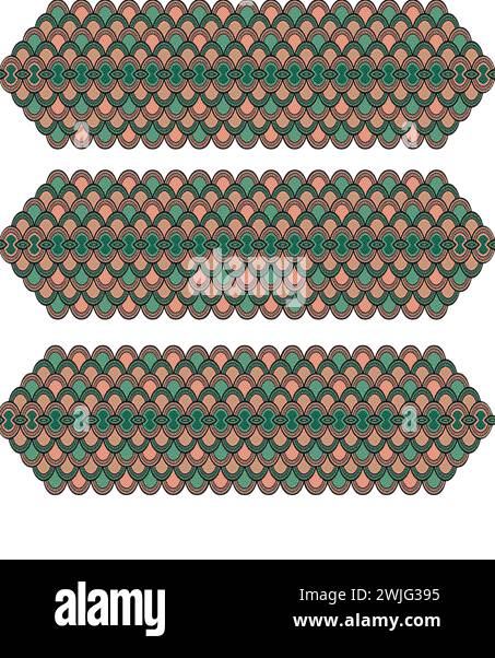 Ornate seamless border in Stock Vector Images - Alamy