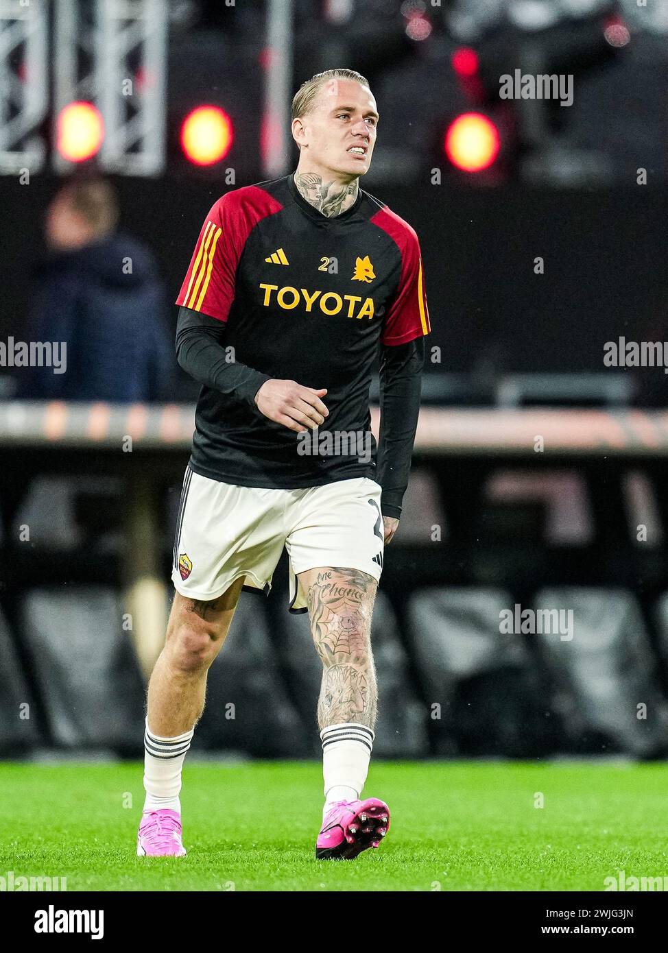 Rotterdam, The Netherlands. 15th Feb, 2024. Rotterdam - Rick Karsdorp ...