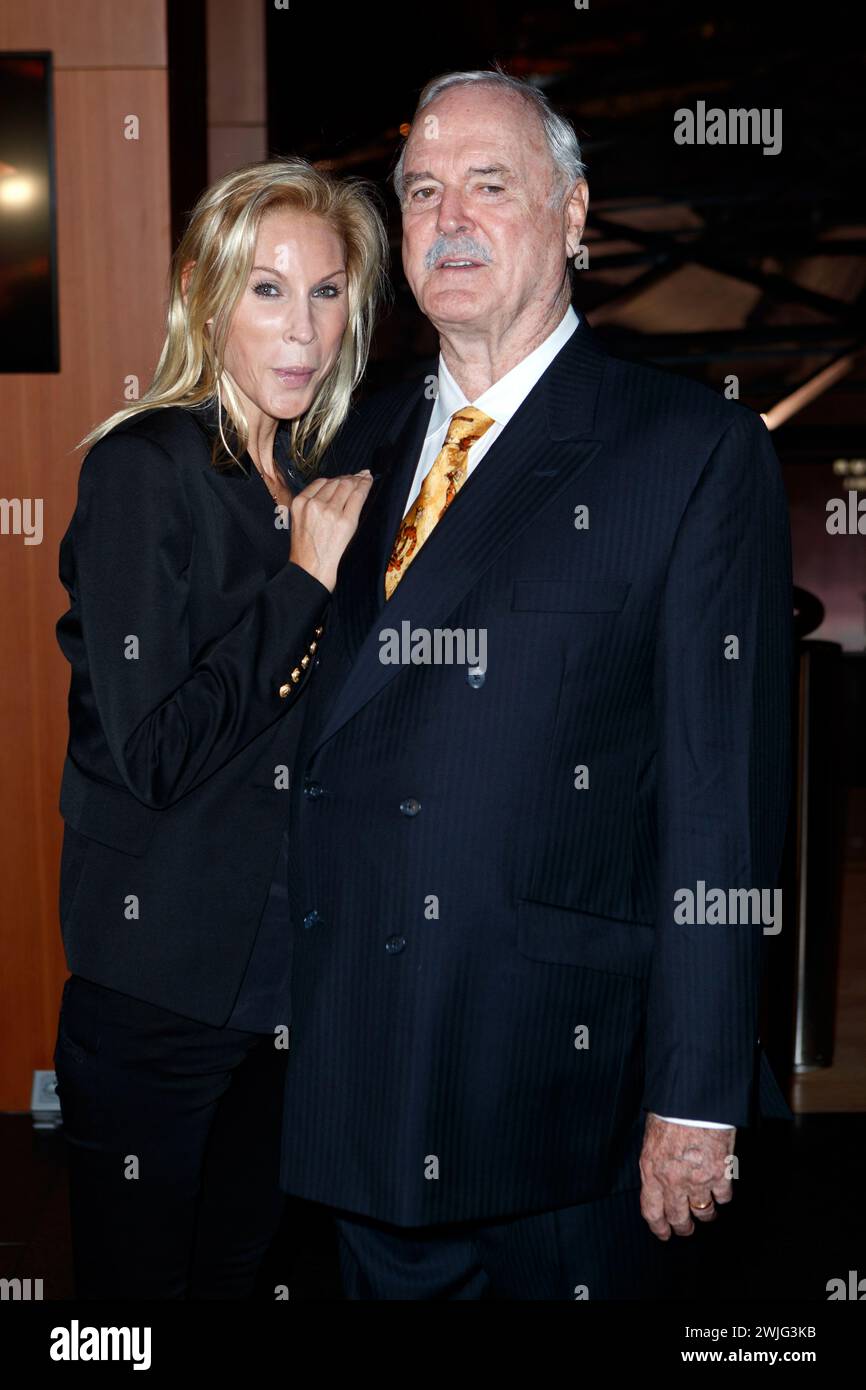John Marwood Cleese with his wife Jennifer Wade attend Rose d'Or Awards ...