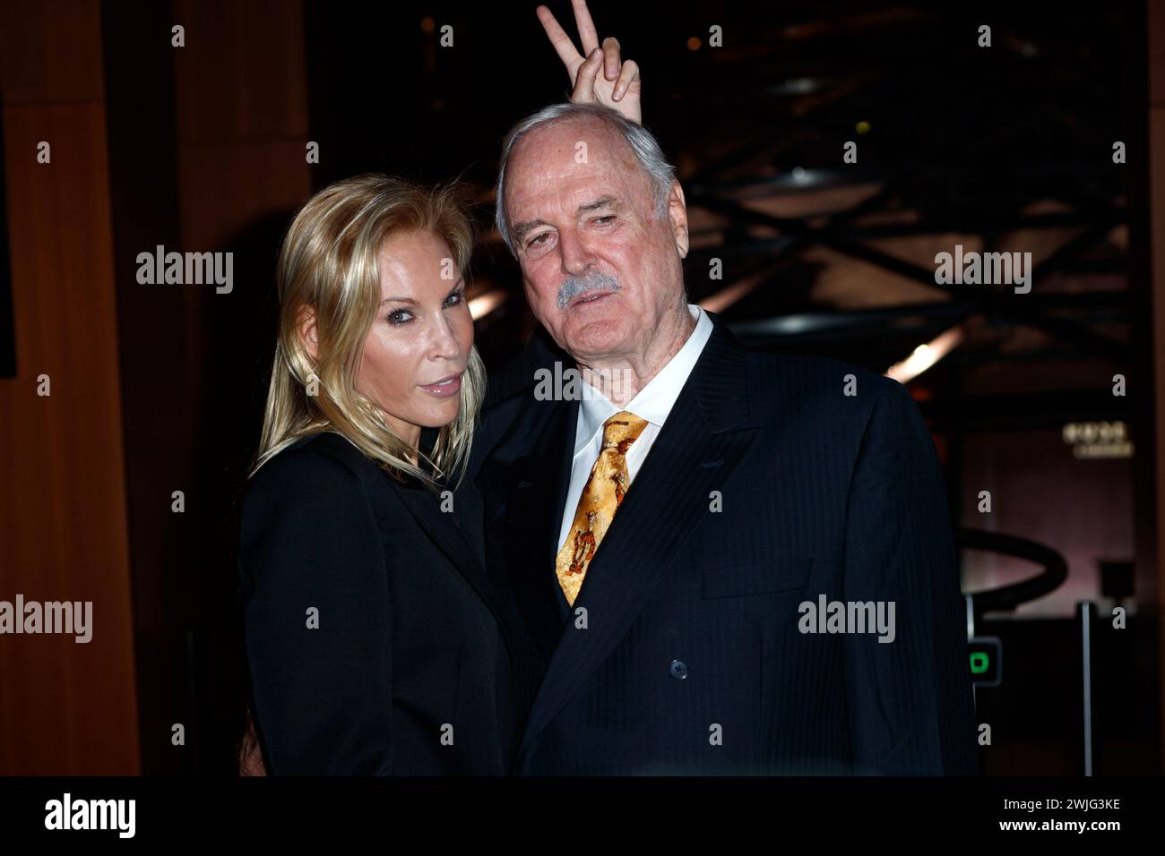 John Marwood Cleese with his wife Jennifer Wade attend Rose d'Or Awards ...