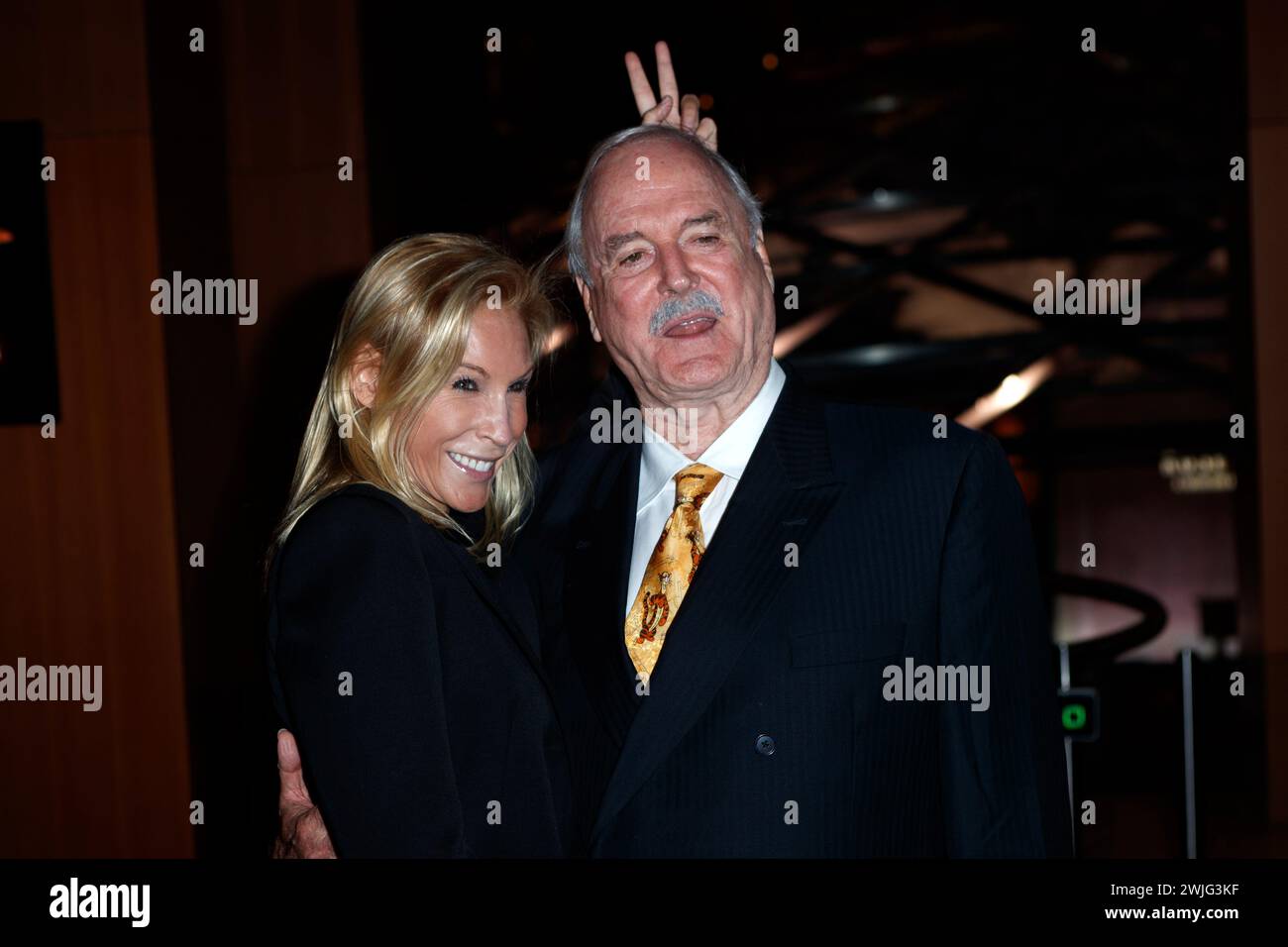 John Marwood Cleese with his wife Jennifer Wade attend Rose d'Or Awards ...