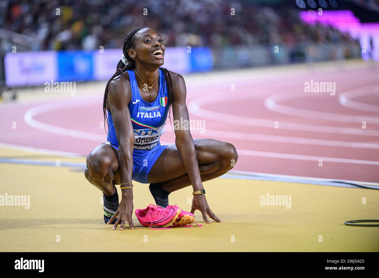 Ayomide FOLORUNSO participating in the 400 meters at the World ...