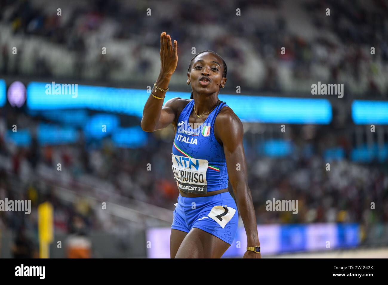 Ayomide FOLORUNSO participating in the 400 meters at the World ...