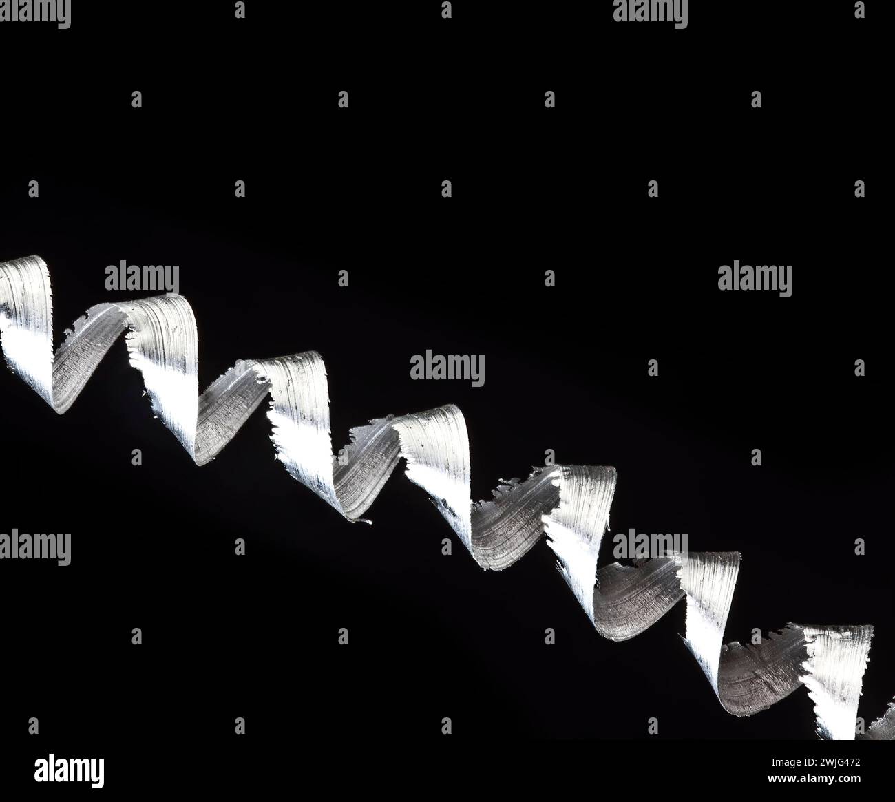 Aluminum chips, close up Stock Photo - Alamy