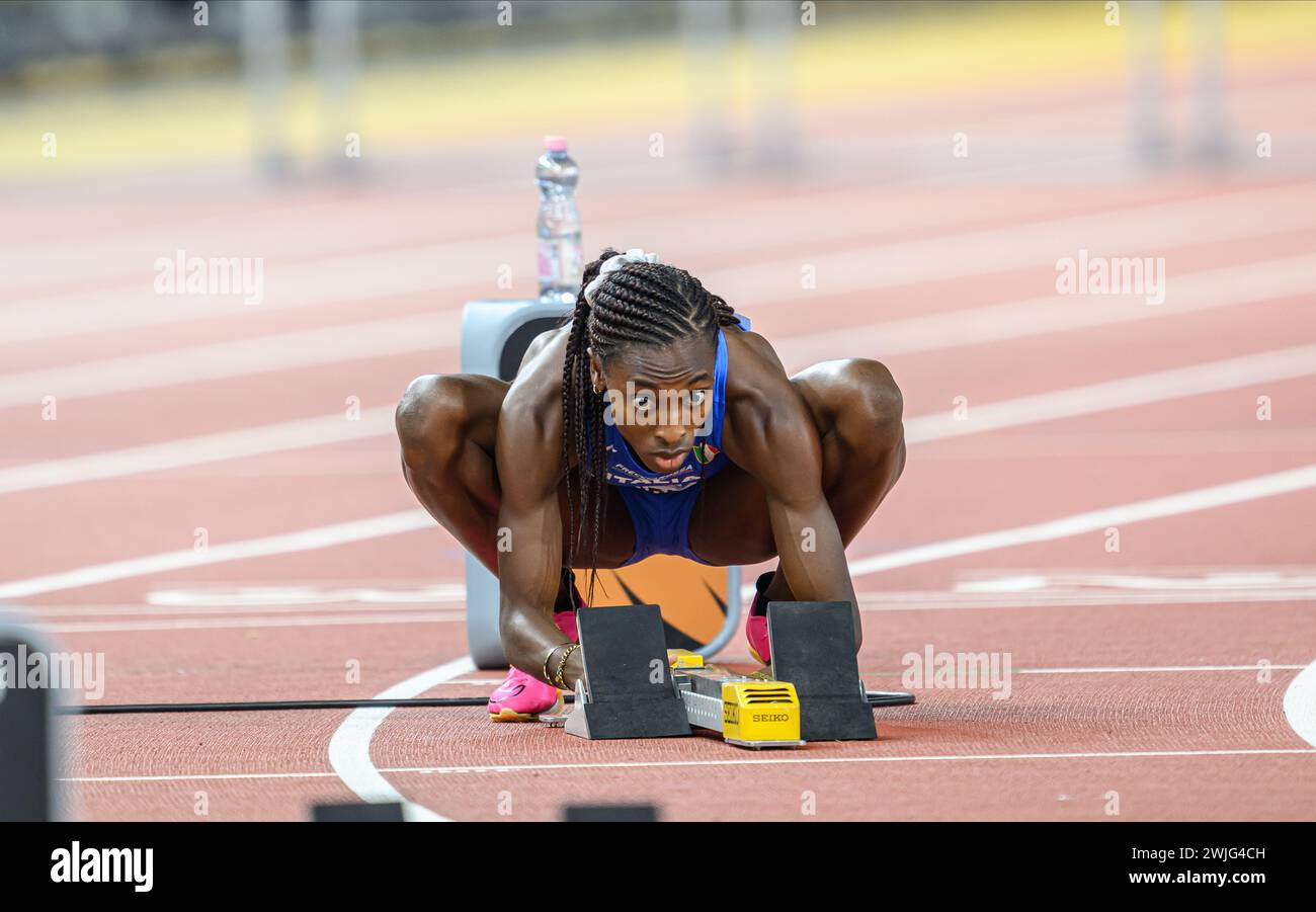 Ayomide FOLORUNSO participating in the 400 meters at the World ...