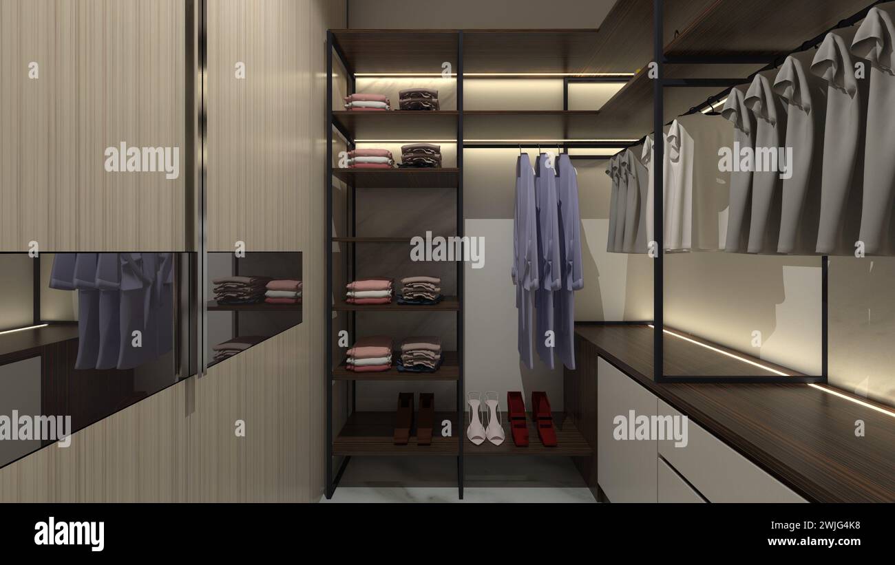 Wardrobe design hi-res stock photography and images - Alamy