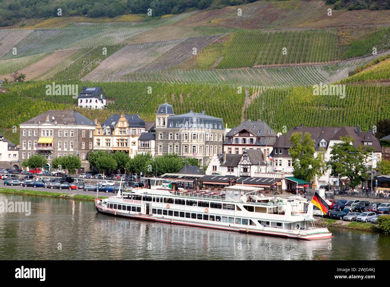 Panorama of Bernkastel, Bernkastel-Kues, Middle Mosel, Rhineland ...