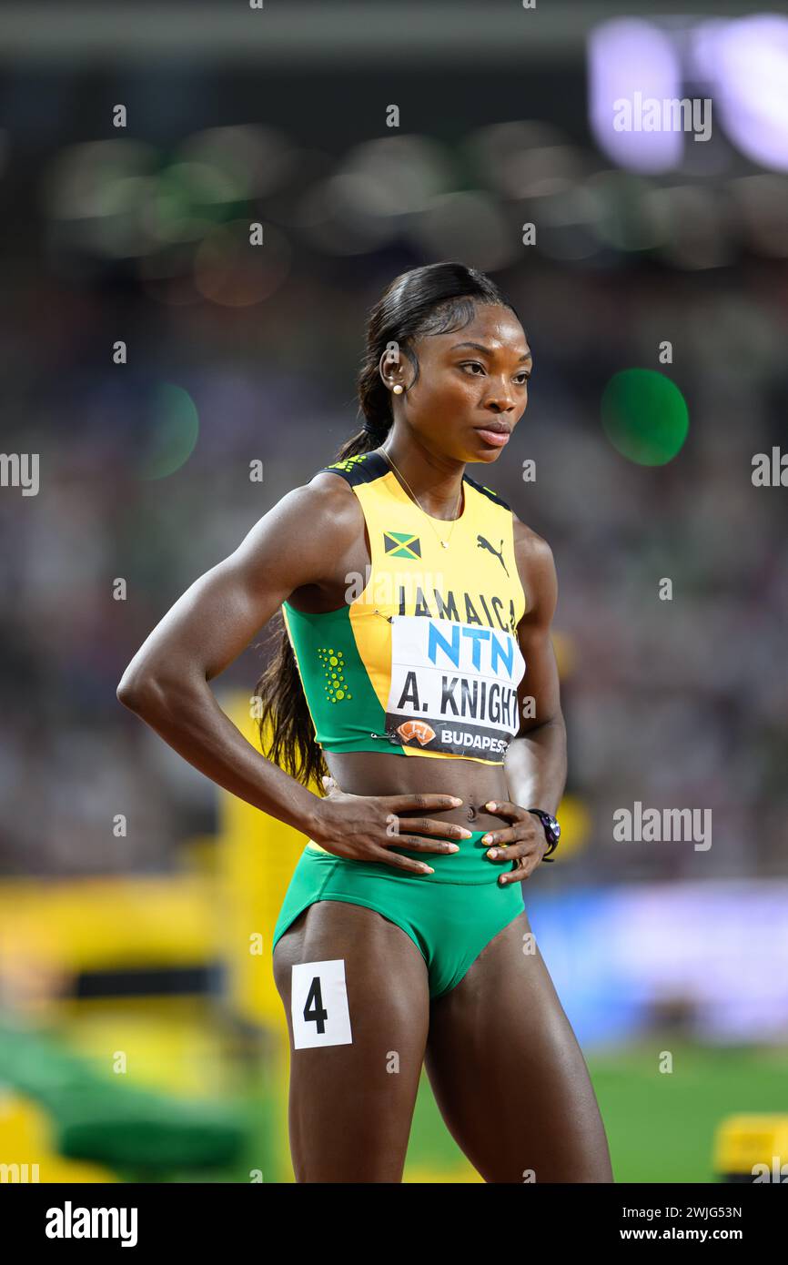 Andrenette KNIGHT participating in the 400 meters at the World ...