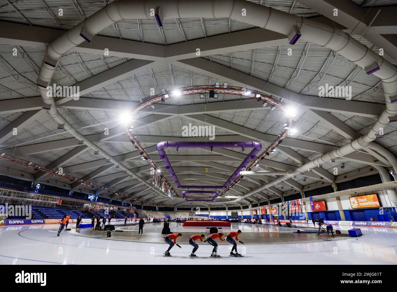 Calgary, Canada. 15th Feb, 2024. CALGARY, Olympic Oval, 15-02-2024 ...