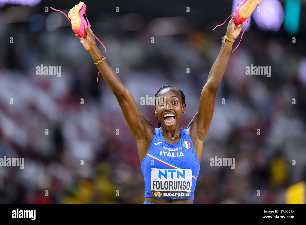Ayomide FOLORUNSO participating in the 400 meters at the World ...