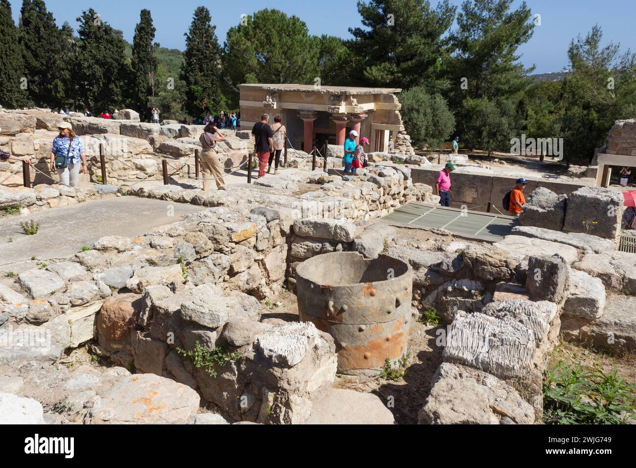 Knossos ancient minoan palace hi-res stock photography and images - Alamy