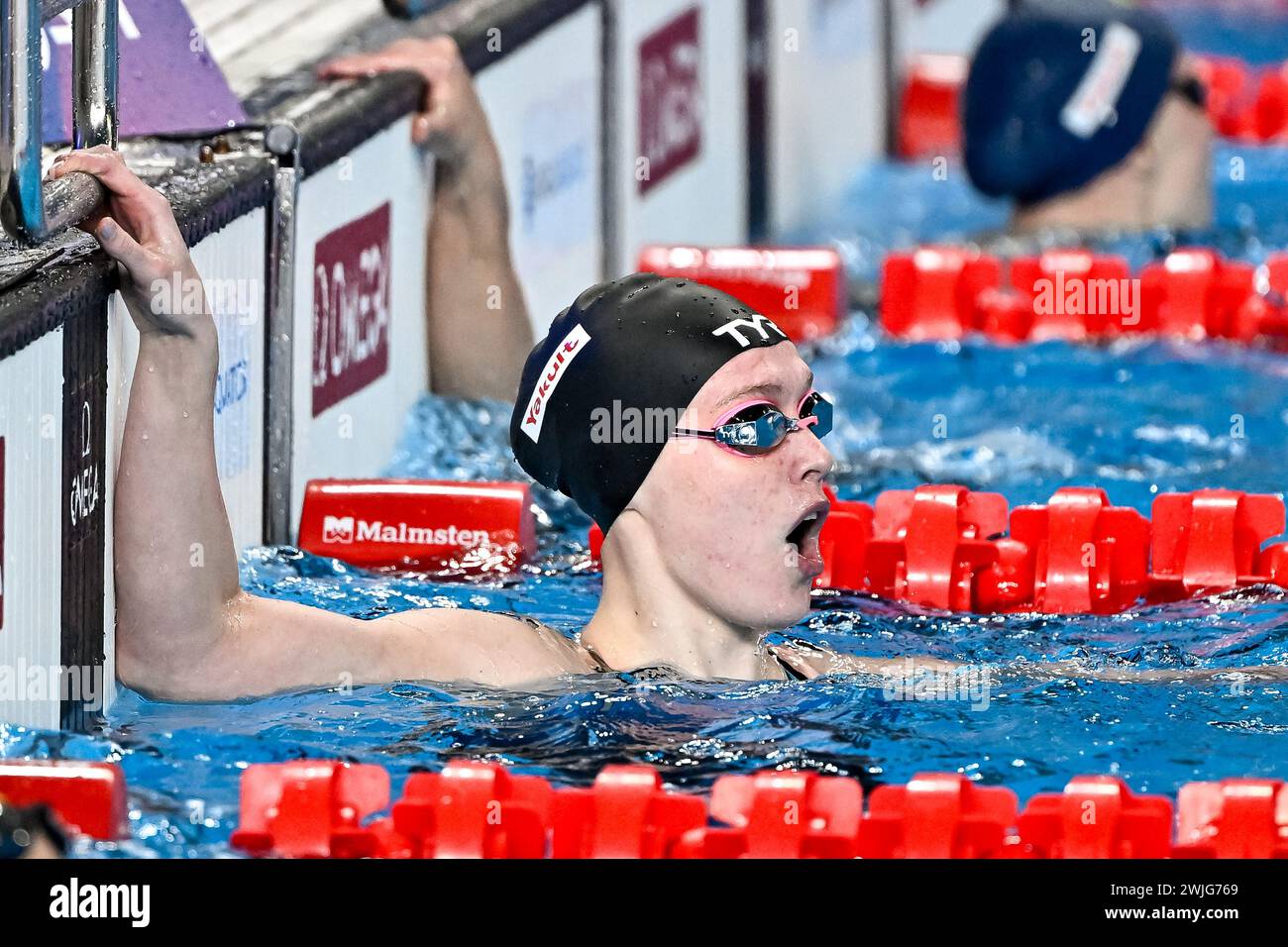 Doha, Qatar. 15th Feb, 2024. Claire Curzan of United States of America ...