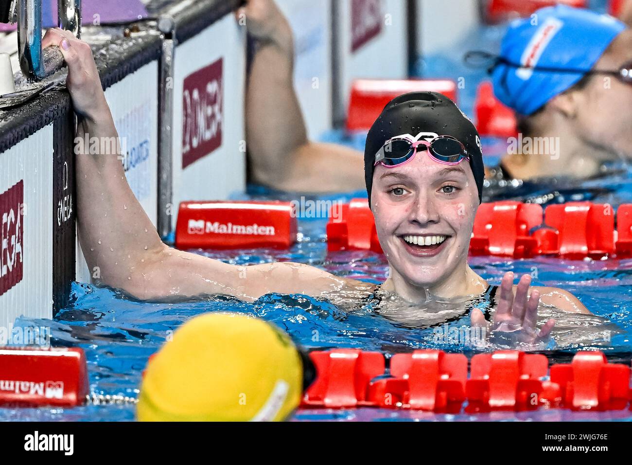 Doha, Qatar. 15th Feb, 2024. Claire Curzan of United States of America ...
