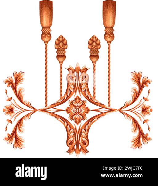 Digital Motif Design vector motif design Artwork for textile print For ...