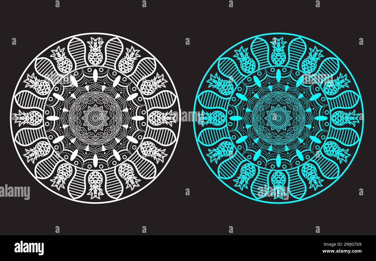 Luxury Islamic Mandala Background Design. Circular pattern in form of ...