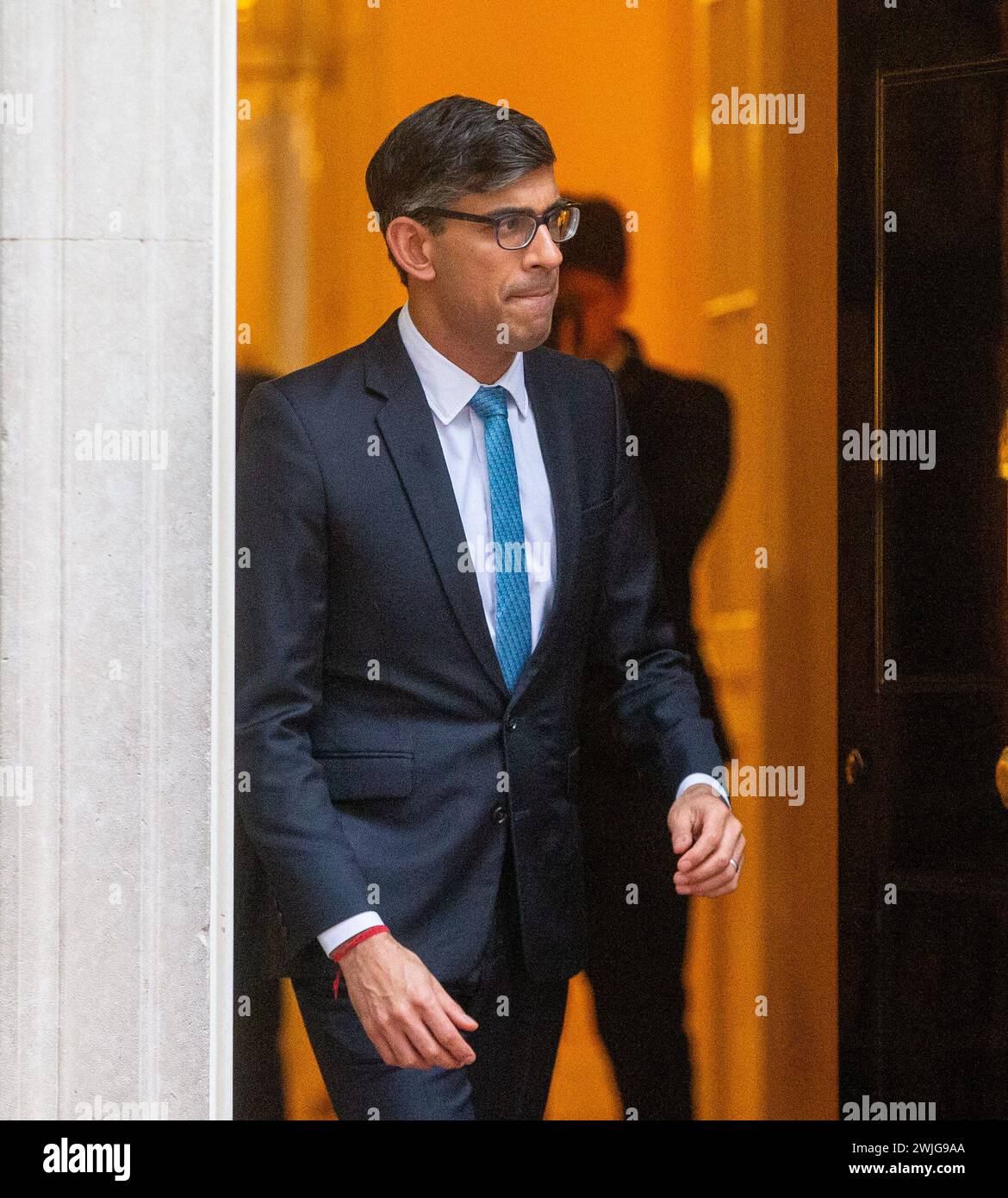 London, England, UK. 15th Feb, 2024. UK Prime Minister RISHI SUNAK ...