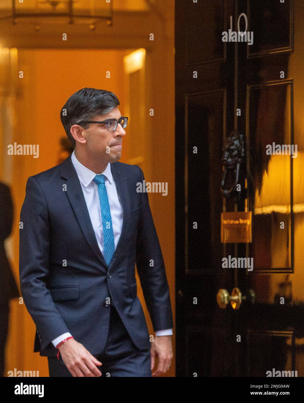 London, England, UK. 15th Feb, 2024. UK Prime Minister RISHI SUNAK ...