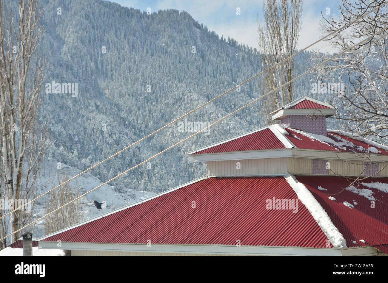 Heavy snowfall in kaghan hi-res stock photography and images - Alamy