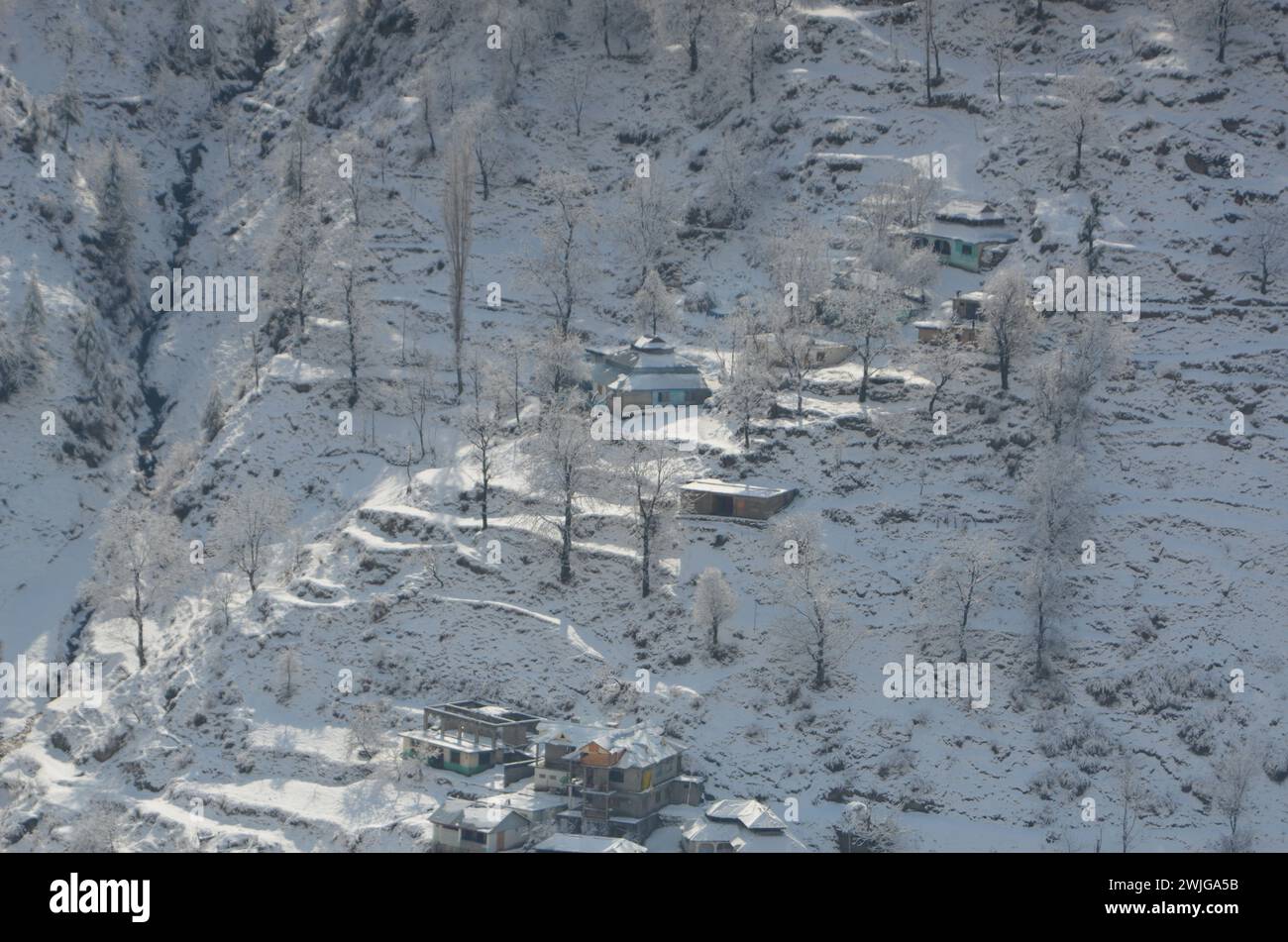 Snowfall in Kaghan Naran Feb-2024 Stock Photo - Alamy