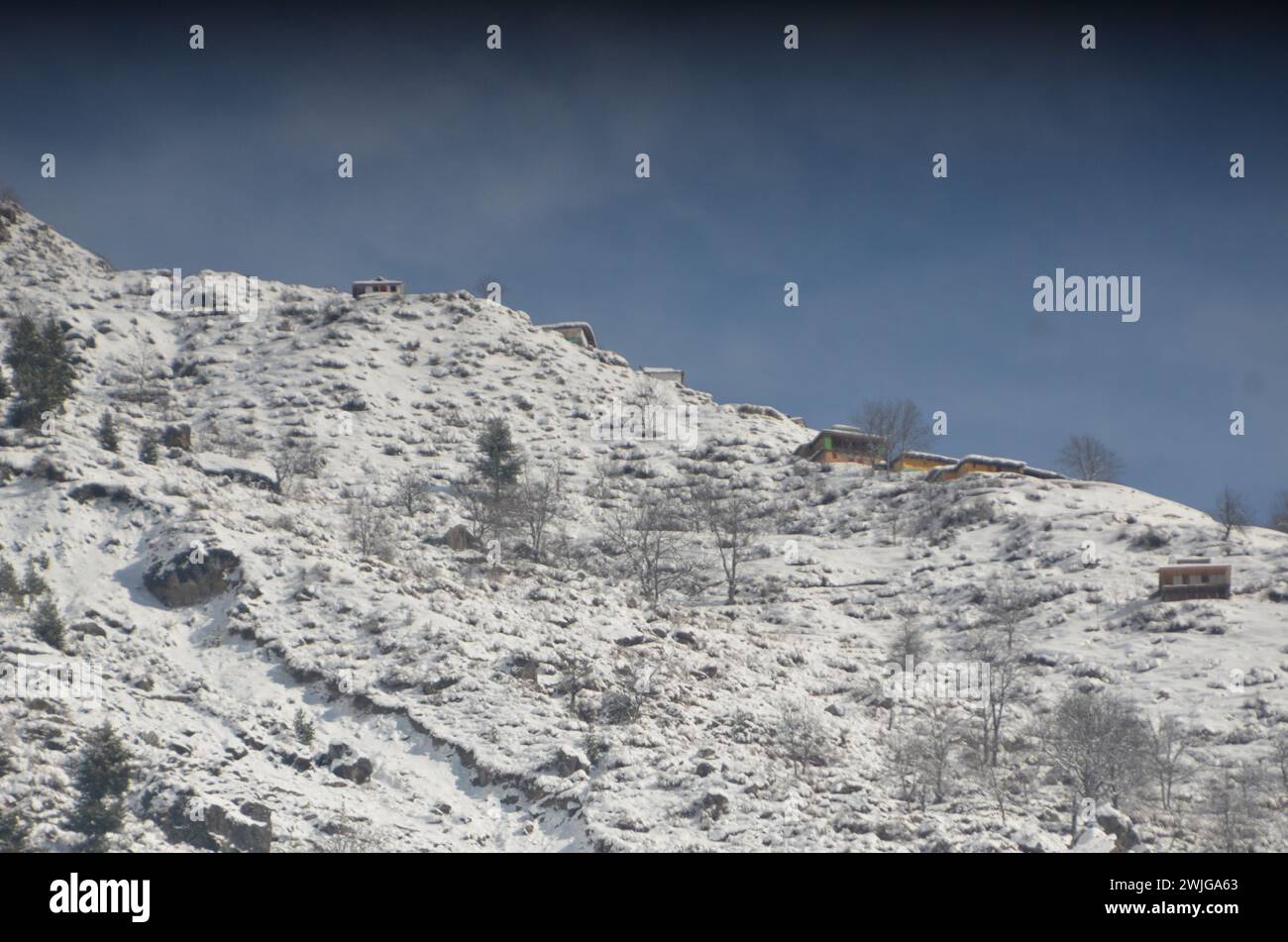 Heavy snowfall in kaghan hi-res stock photography and images - Alamy