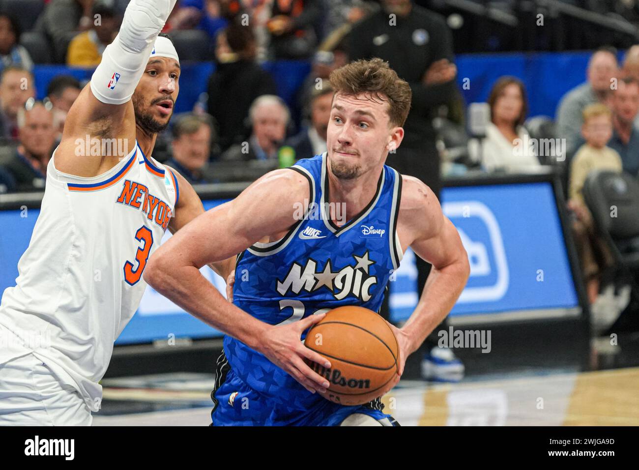 Orlando, Florida, USA, February 14, 2024, Orlando Magic forward Franz ...
