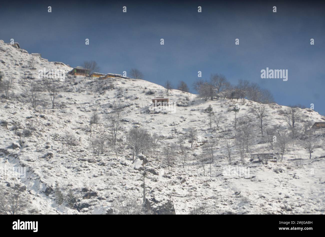 Snowfall in Kaghan Naran Feb-2024 Stock Photo - Alamy