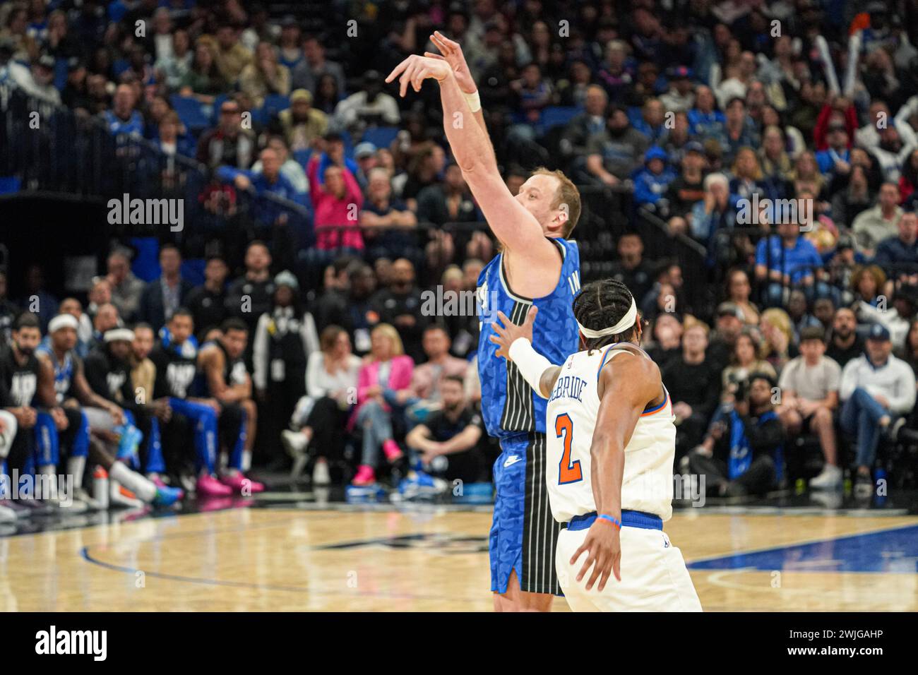 Orlando, Florida, USA, February 14, 2024, Orlando Magic forward Joe ...