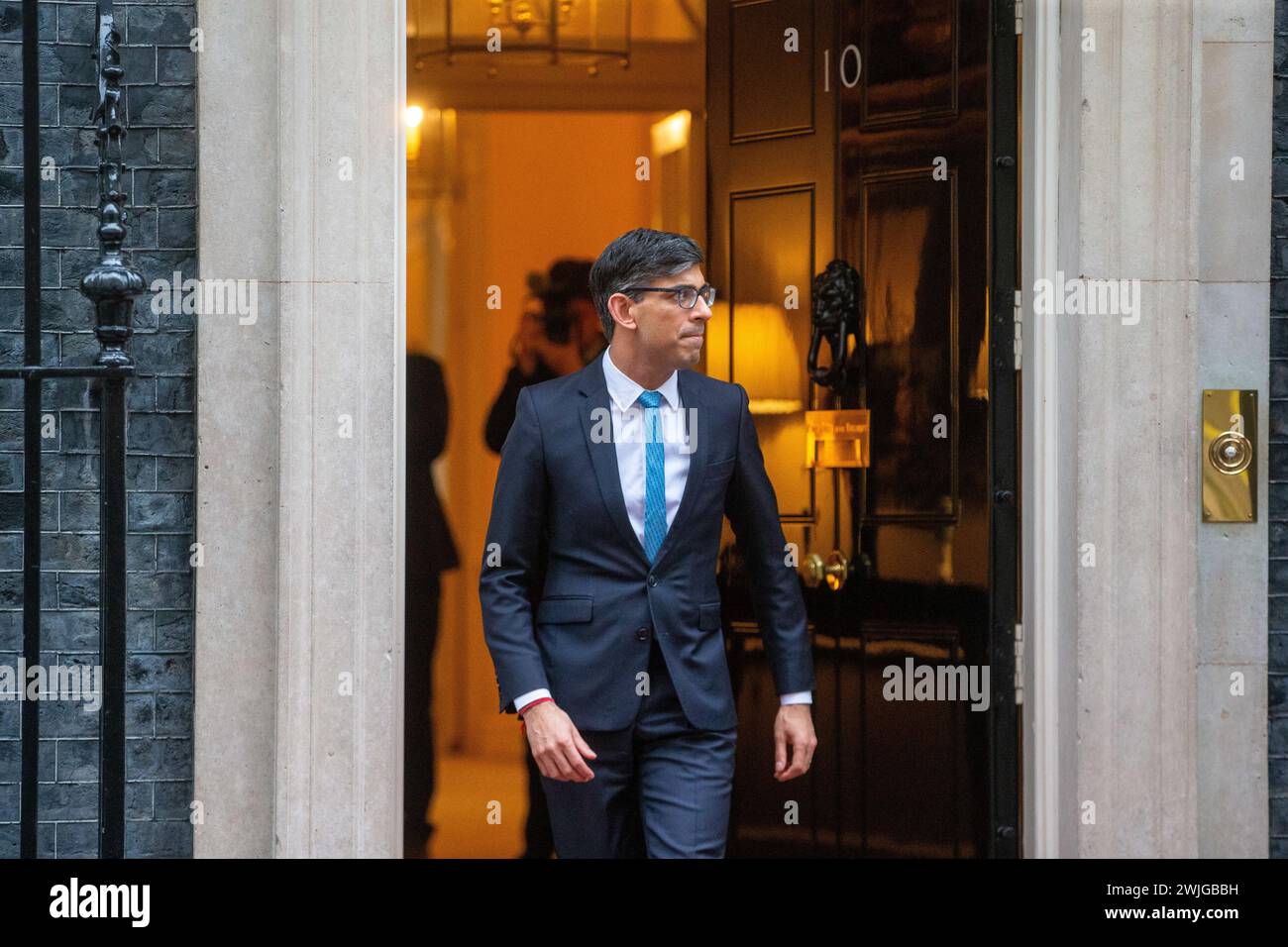 London, England, UK. 15th Feb, 2024. UK Prime Minister RISHI SUNAK ...