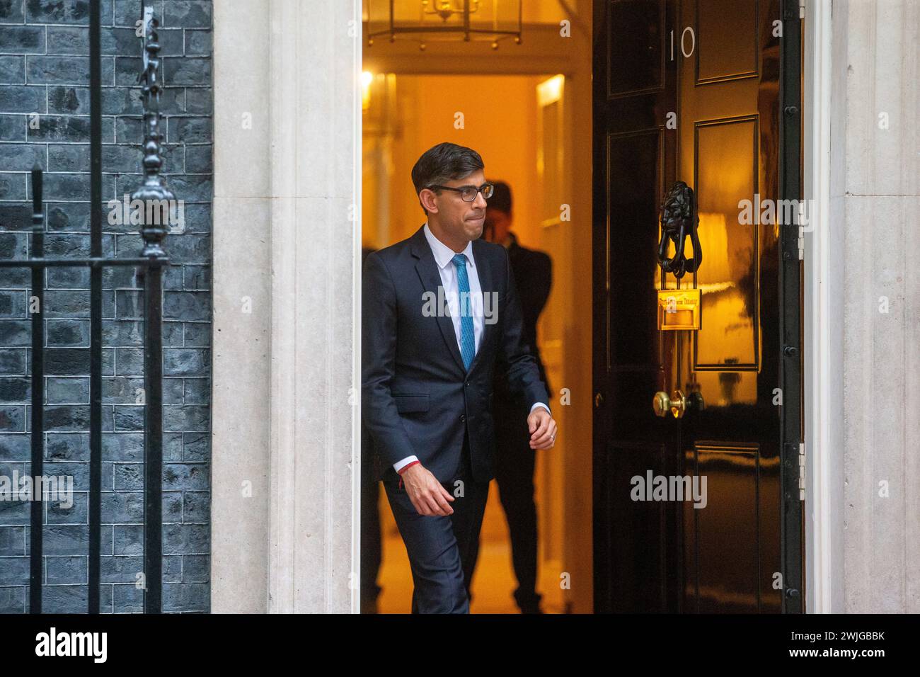 London, England, UK. 15th Feb, 2024. UK Prime Minister RISHI SUNAK ...