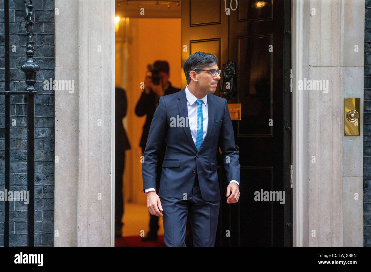 London, England, UK. 15th Feb, 2024. UK Prime Minister RISHI SUNAK ...