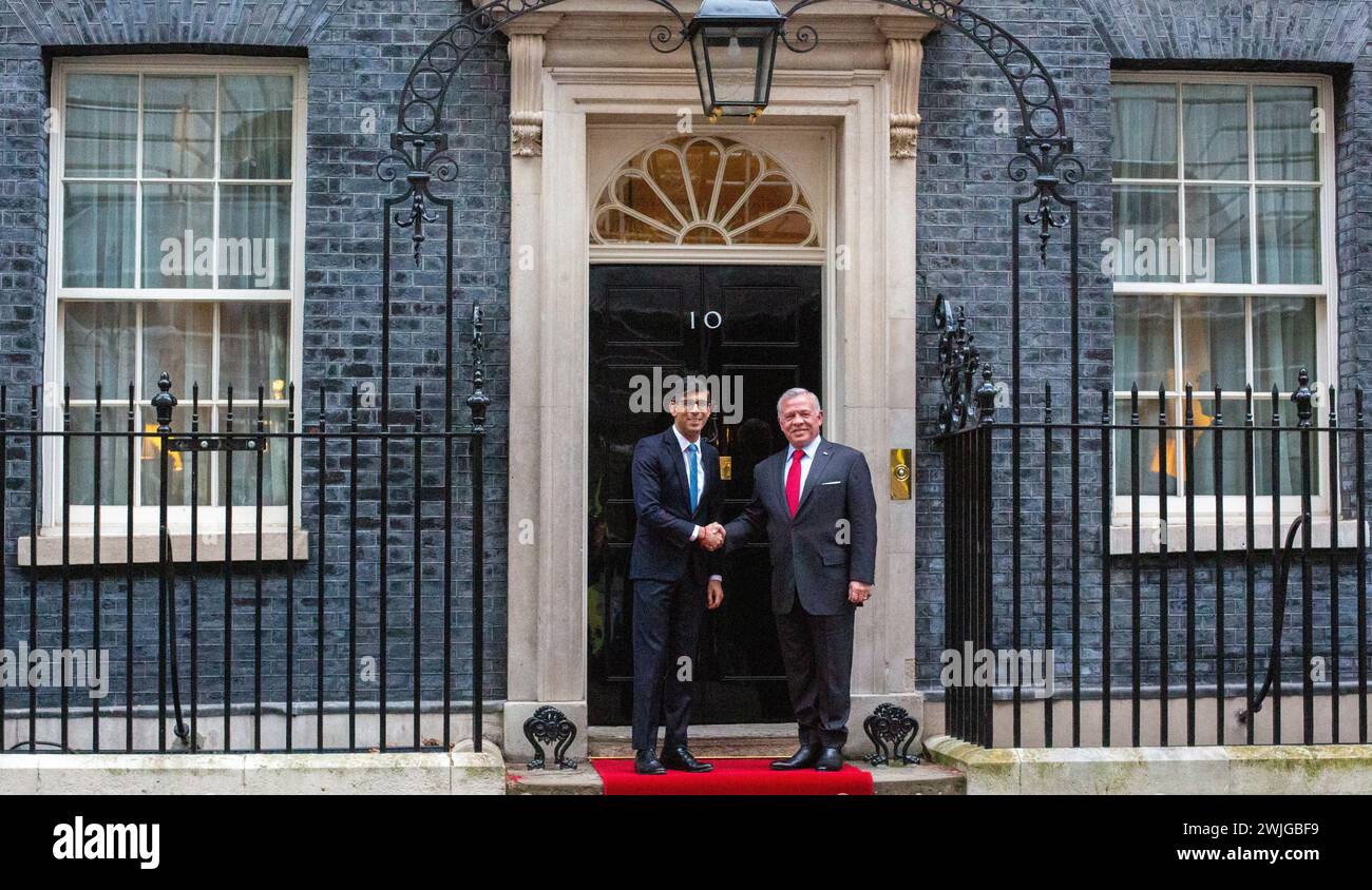 London, England, UK. 15th Feb, 2024. UK Prime Minister RISHI SUNAK ...