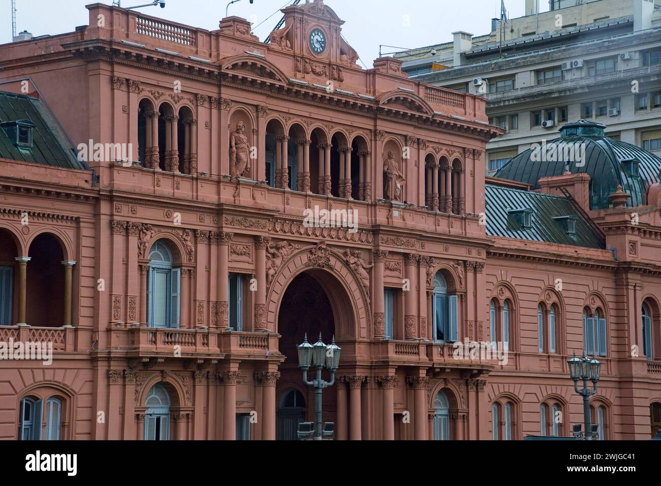 The Casa Rosada, is the seat of Government on Plaza de Mayo, Buenos ...