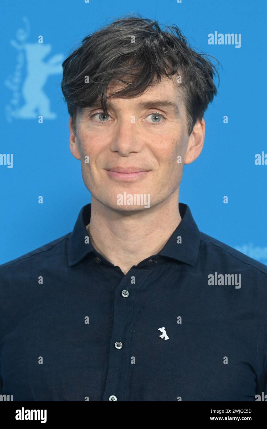 Berlin, Germany. 15th Feb, 2024. Irish actor Cillian Murphy attends the photocall for Small ...