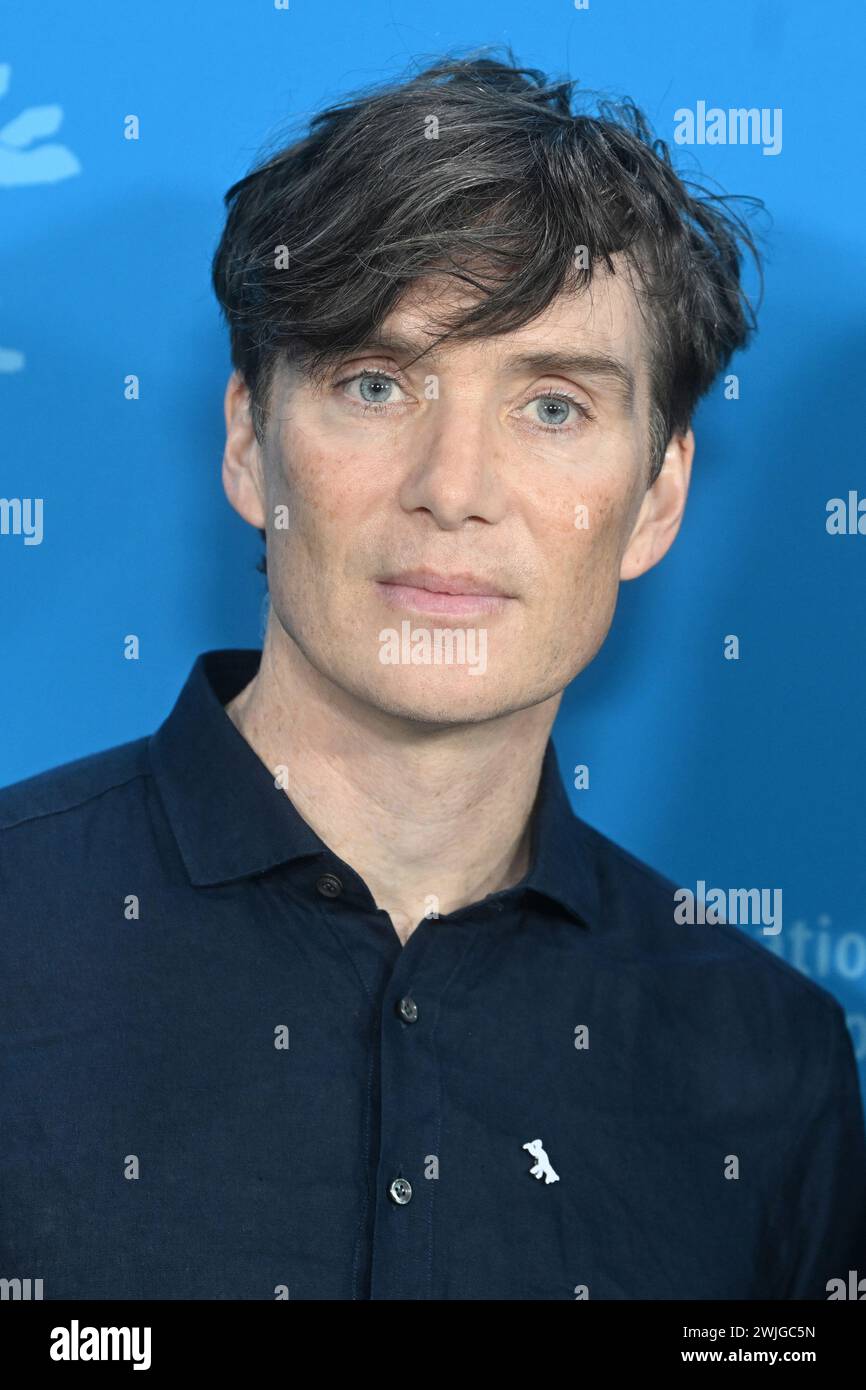 Berlin, Germany. 15th Feb, 2024. Irish actor Cillian Murphy attends the photocall for Small ...