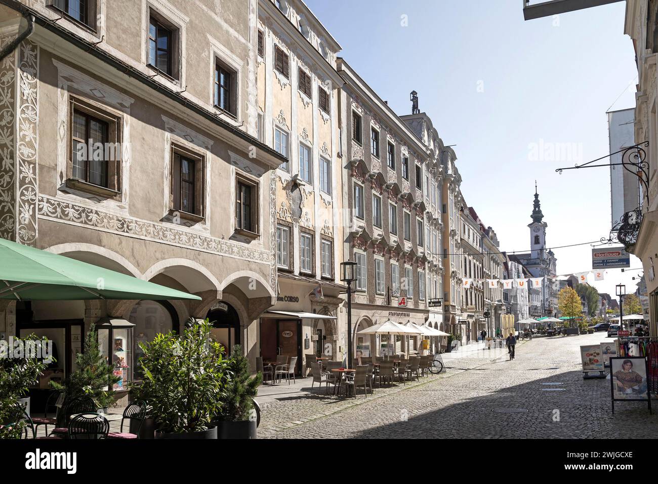 Town square steyr upper austria hi-res stock photography and images - Alamy