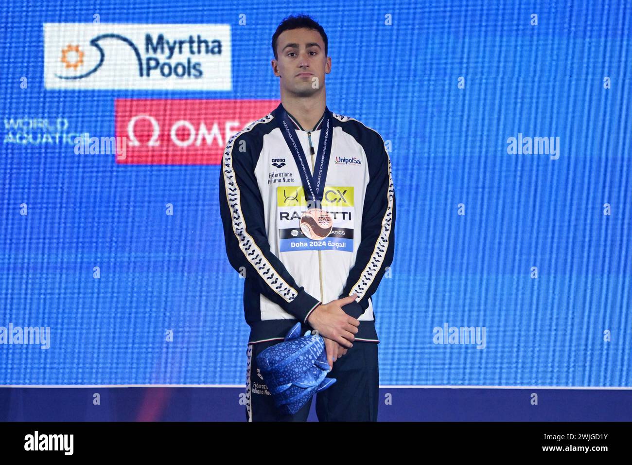 Doha, Qat. 15th Feb, 2024. Alberto Razzetti (ITA) at men's 200m mixed ...