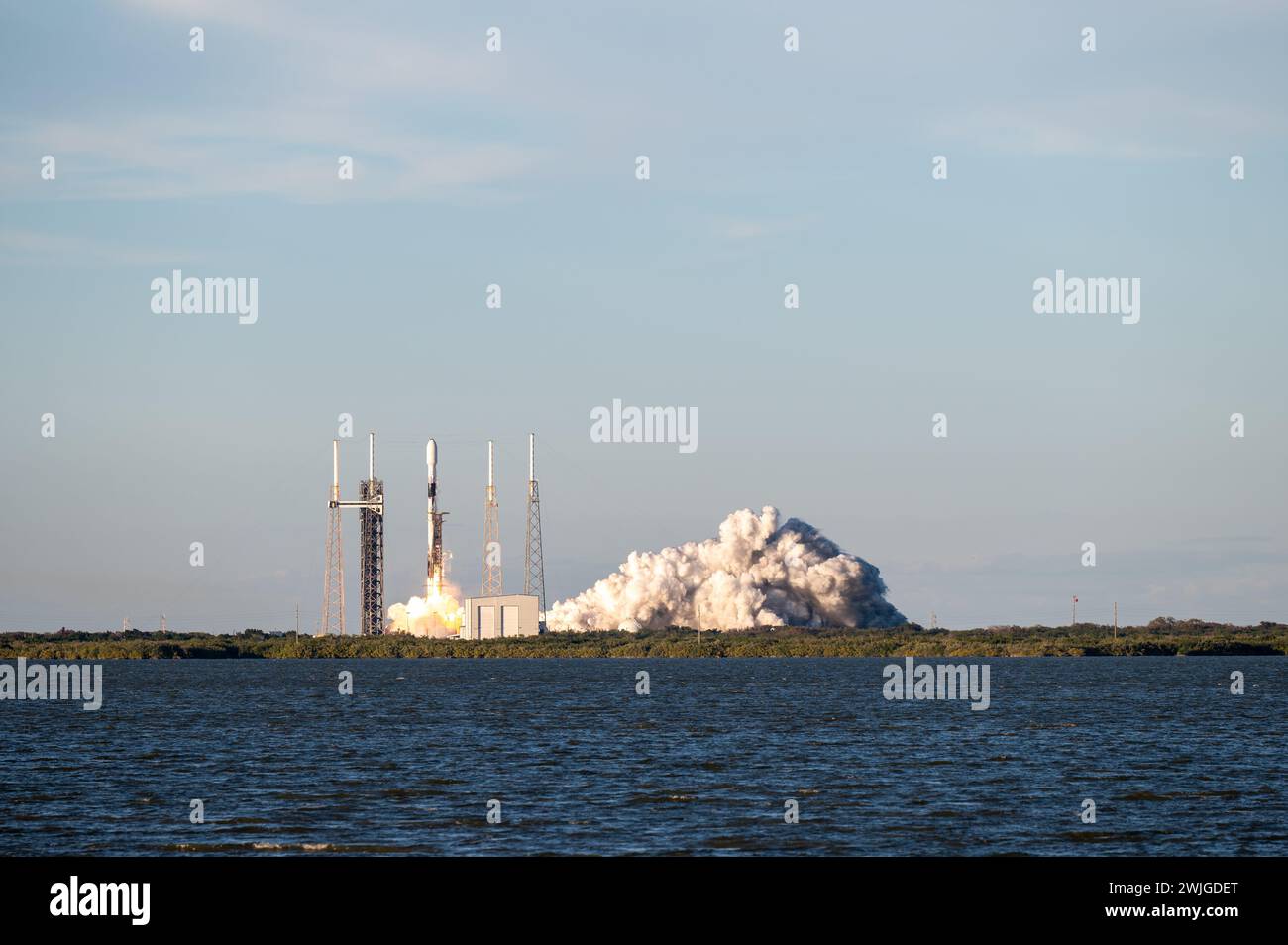 Cape Canaveral, United States of America. 14 February, 2024. A SpaceX ...